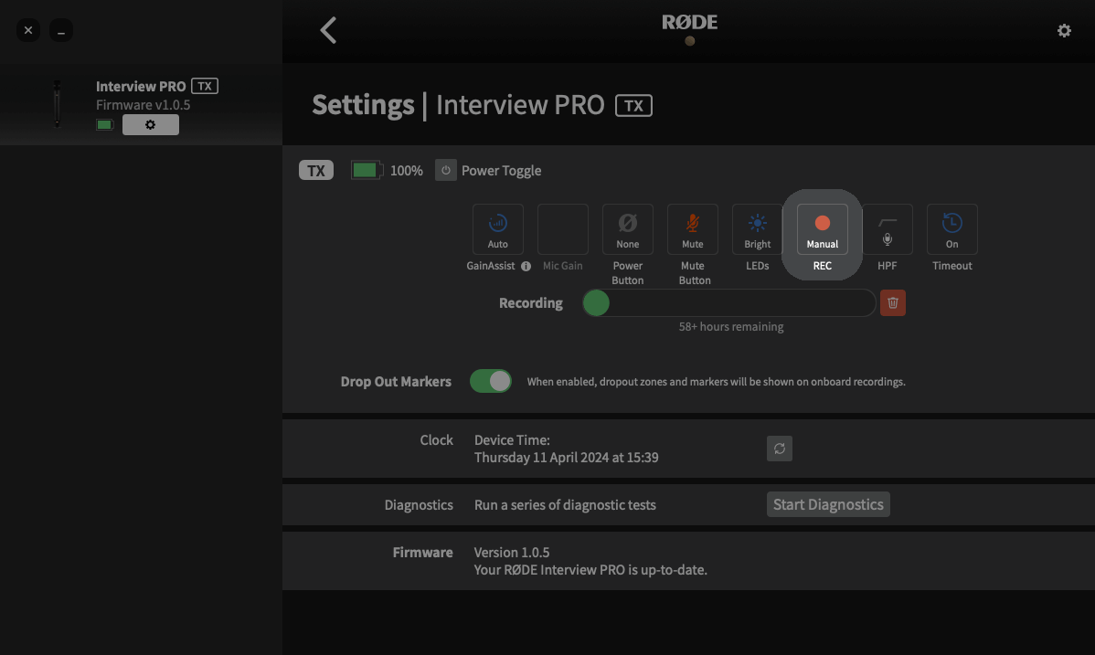 Interview PRO | USER GUIDE & SUPPORT | RØDE
