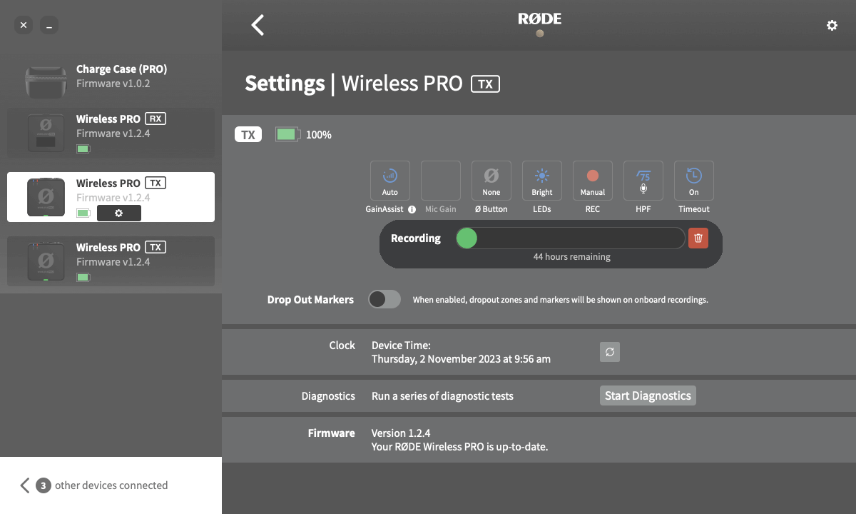 Wireless PRO | USER GUIDE & SUPPORT | RØDE